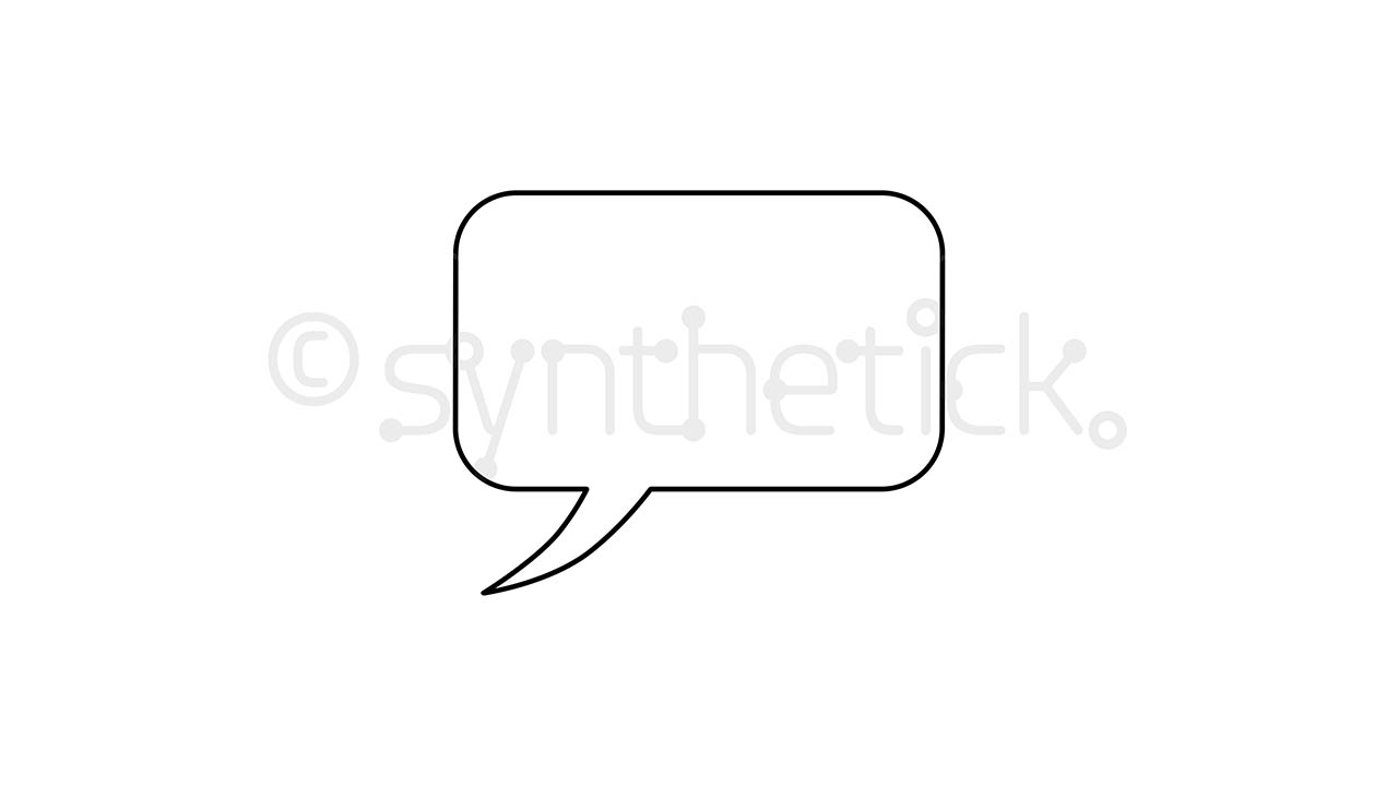 Rectangle Speech Bubble