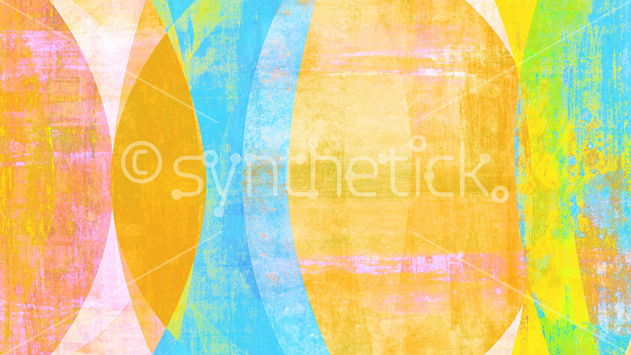 Retro Loop, Yellow, Blue | Stock Video by Synthetick