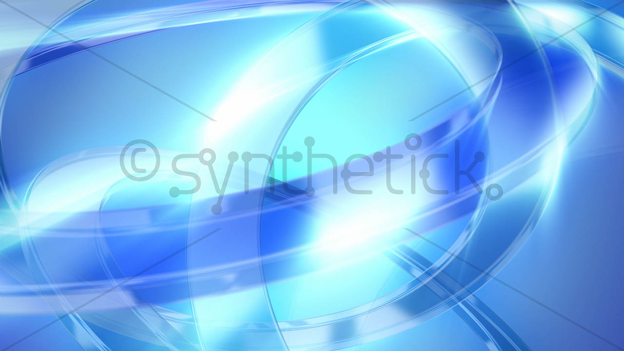 Blue Rings Loop | Stock Video by Synthetick