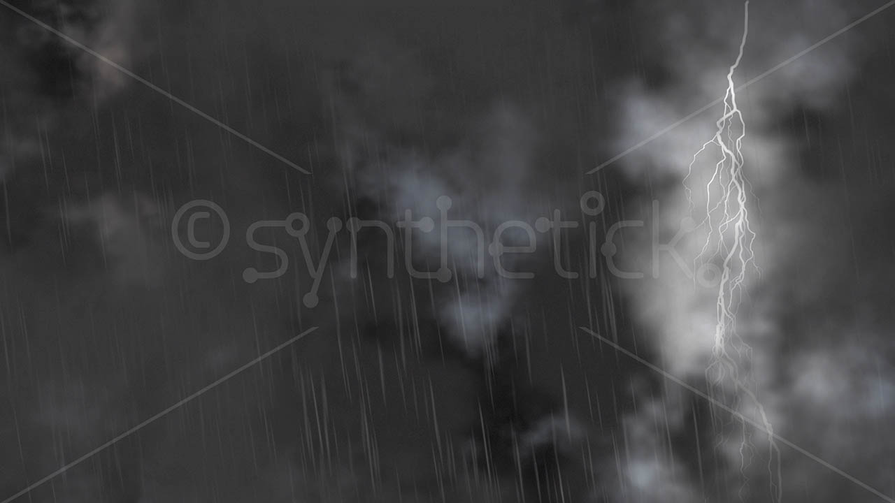 Storm, Lightning, Rain Loop | Stock Video by Synthetick