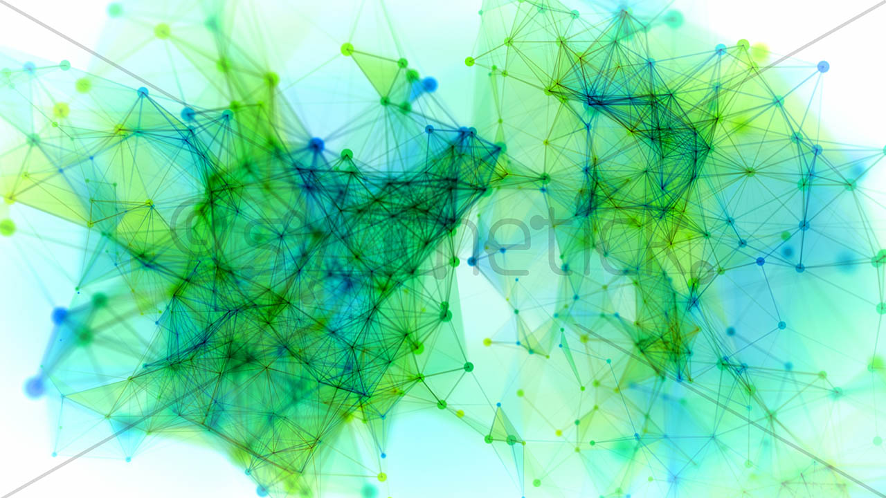 Abstract Network, Green | Stock Video by Synthetick
