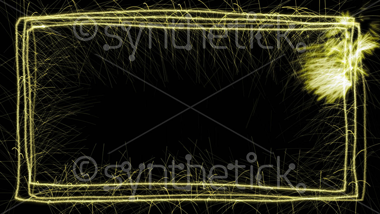 Sparkler Border | Stock Video by Synthetick