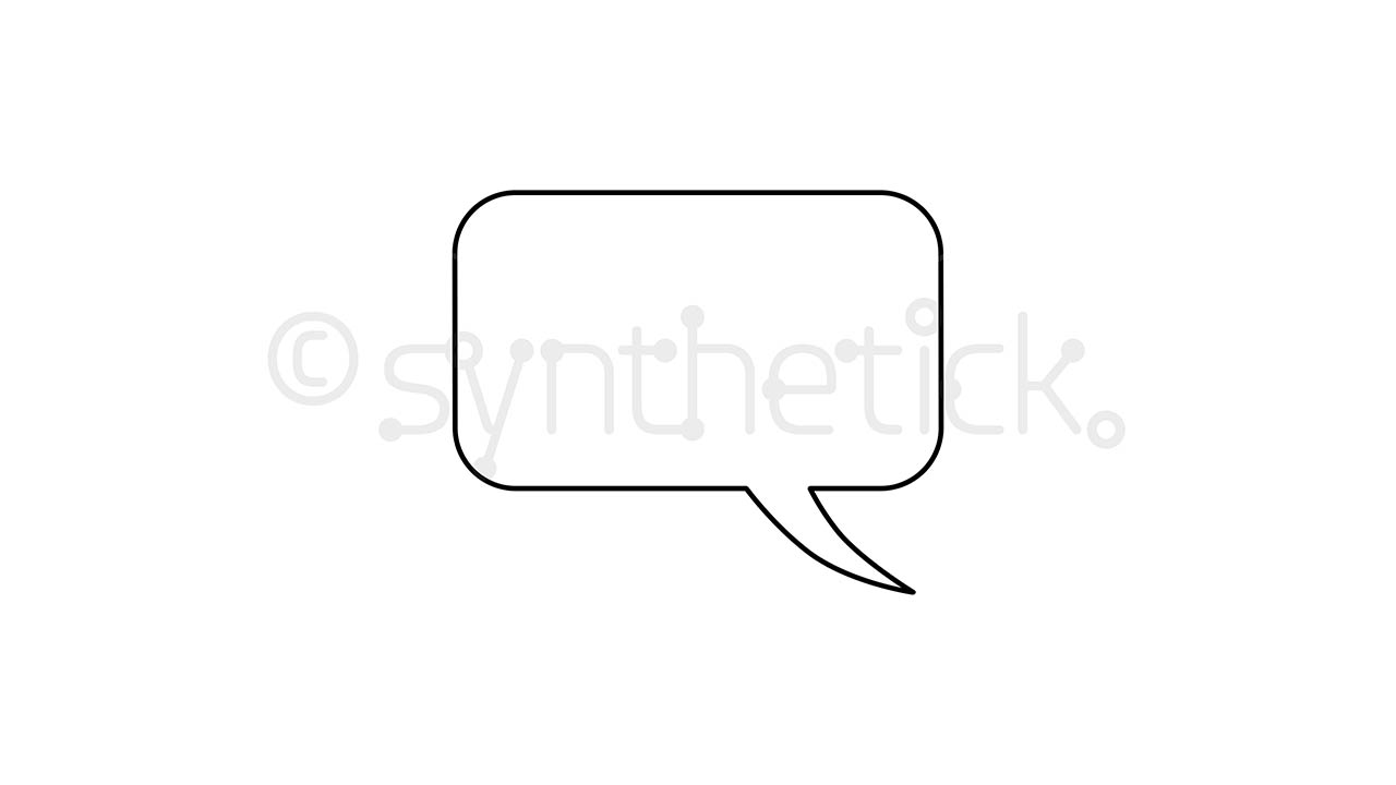 Animated Speech Bubbles | Stock Video by Synthetick