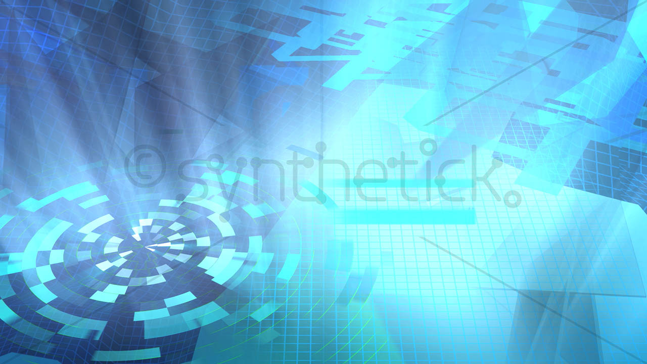 Blue Techno Loop | Stock Video by Synthetick