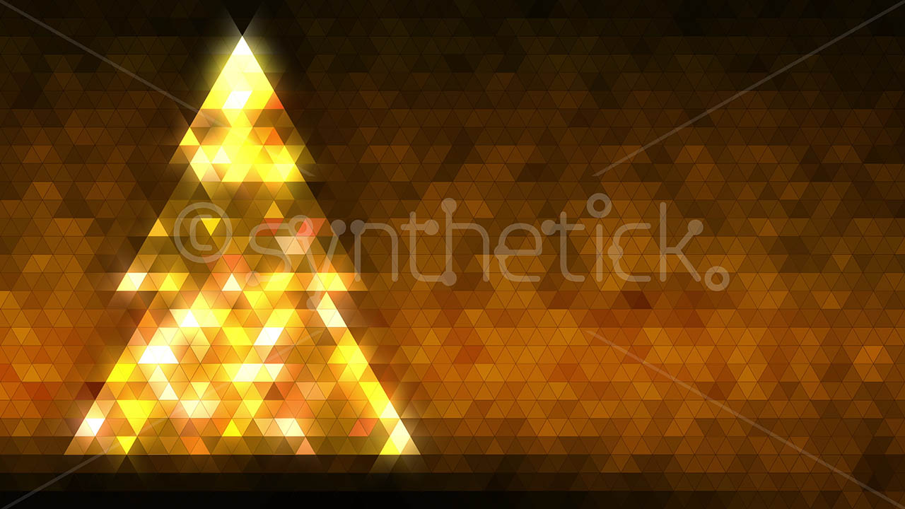 Triangles Christmas Tree 6 | Stock Video by Synthetick