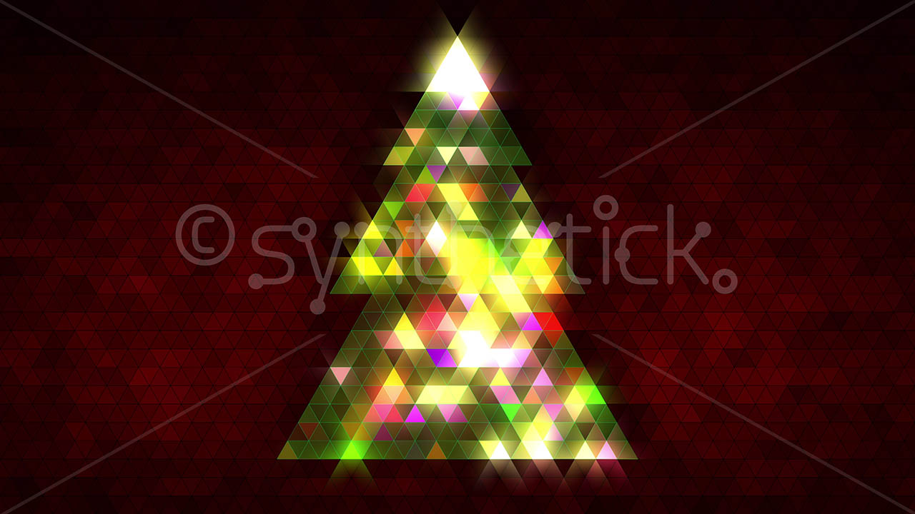 Triangles Christmas Tree 13 | Stock Video by Synthetick